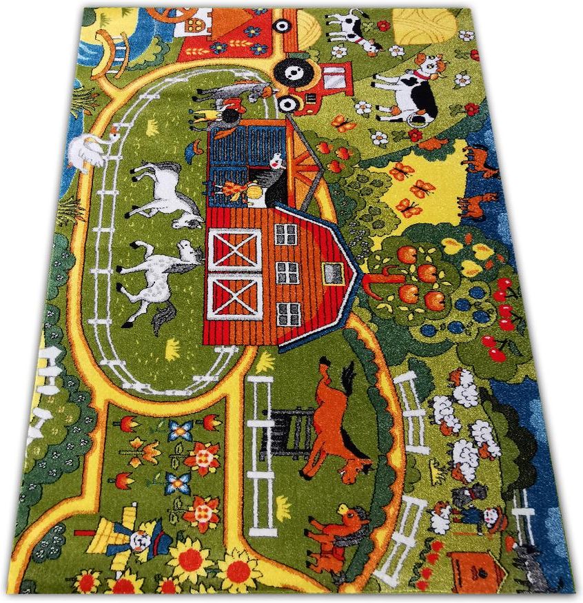 Dywan Ulice Drogi 150X230 Miasto Wieś Farma Cars - Opinie i atrakcyjne ...