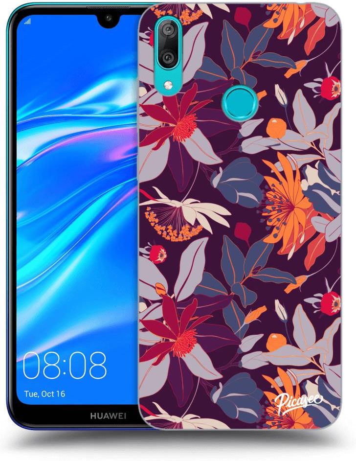Ultimate Case Pro Huawei Y7 2019 - Purple Leaf (910430221) - Etui na ...