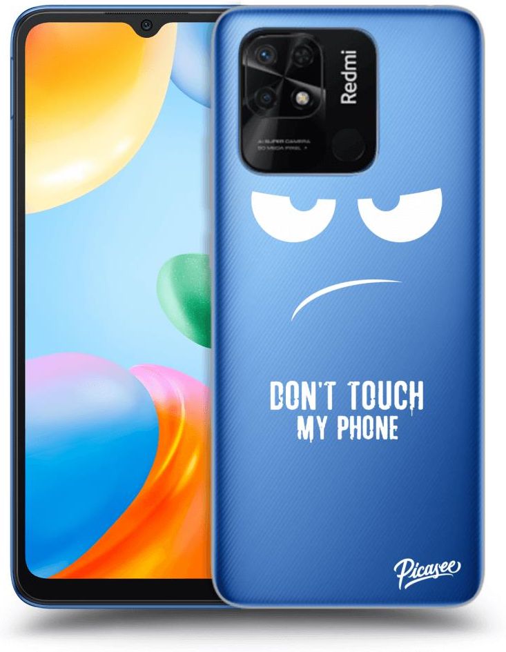 Silikonowe Przeźroczyste Etui Na Xiaomi Redmi 10C - Don'T Touch My ...