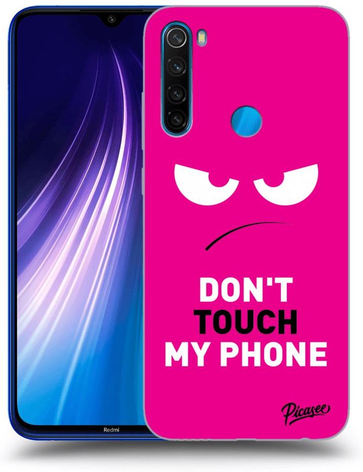 Silikonowe Czarne Etui Na Xiaomi Redmi Note 8 - Angry Eyes - Pink ...