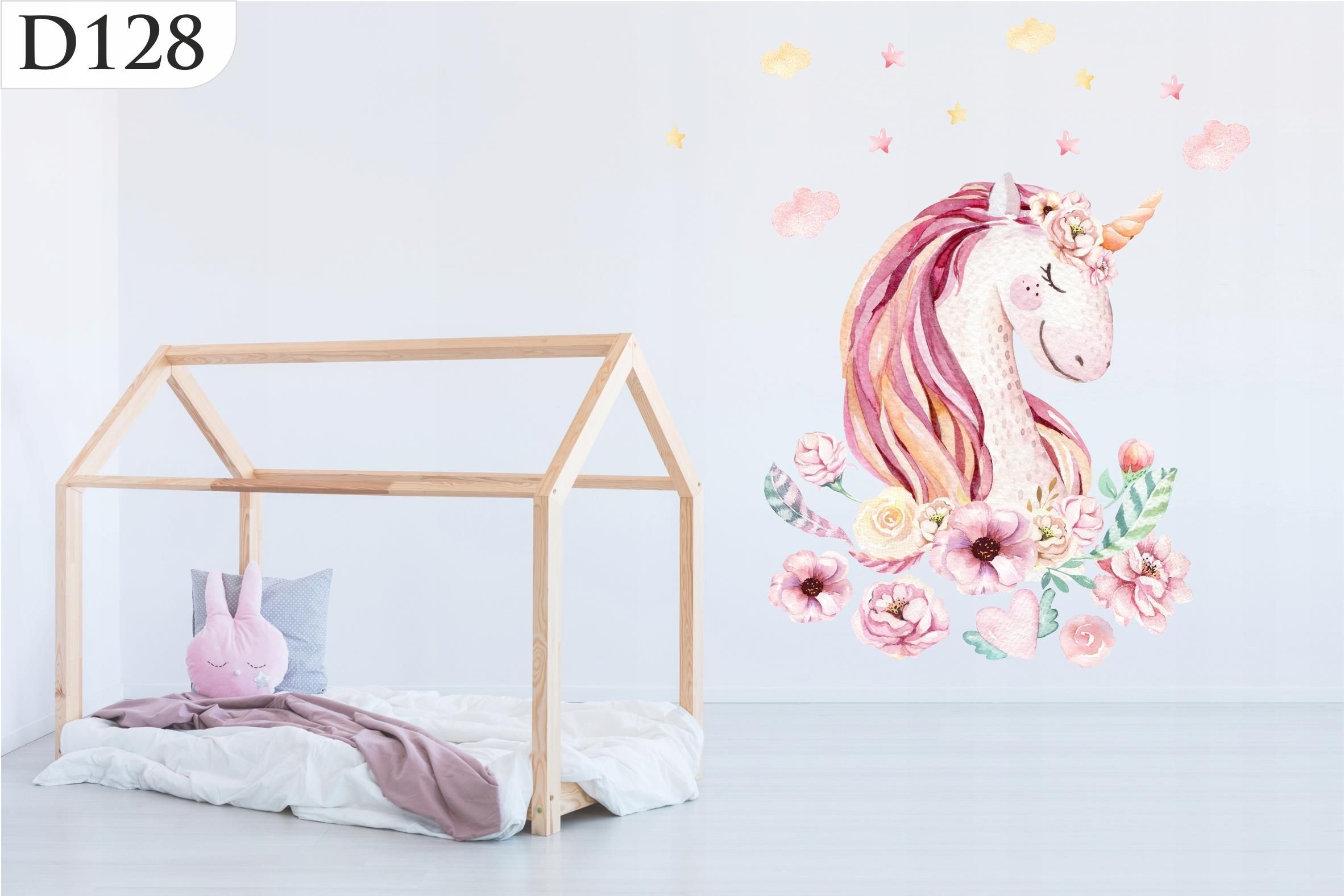 Szeridan Naklejki Ścienne Dla Dzieci Jednorożec D128 200Cm - Opinie i atrakcyjne ceny na Ceneo.pl