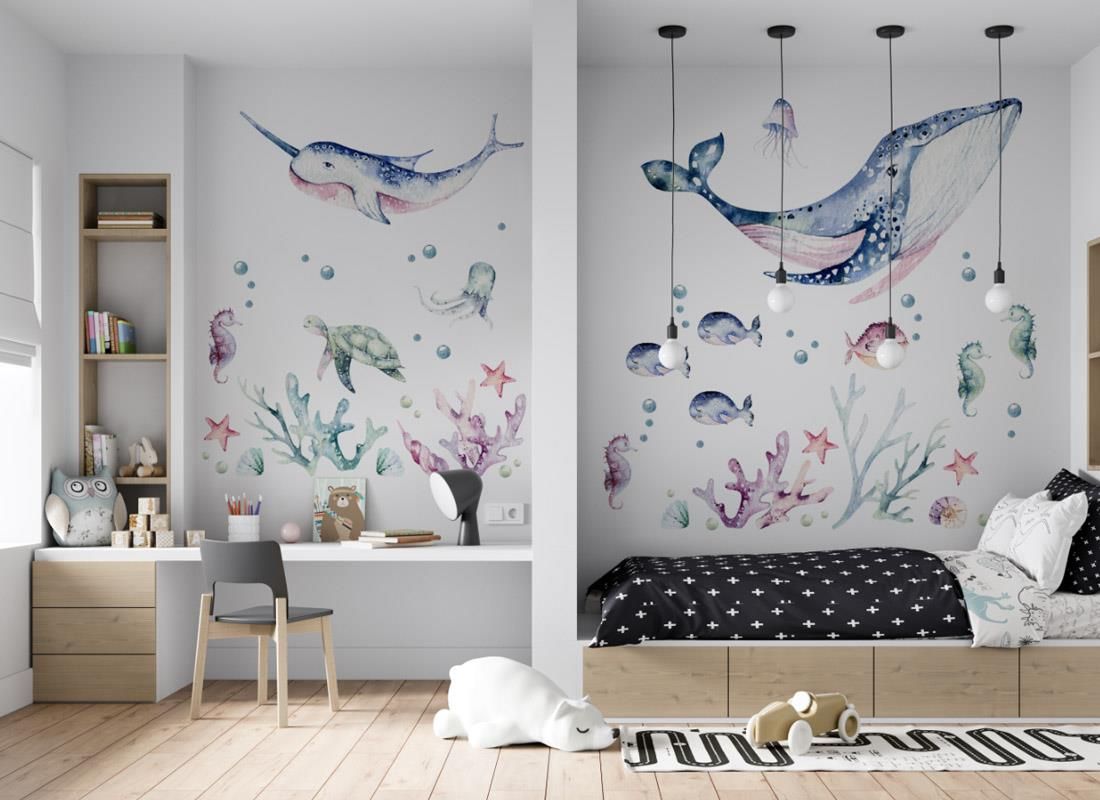 Naklejki Na Ścianę Ocean Wieloryb Rafa Zestaw Xxl - Opinie i atrakcyjne ...