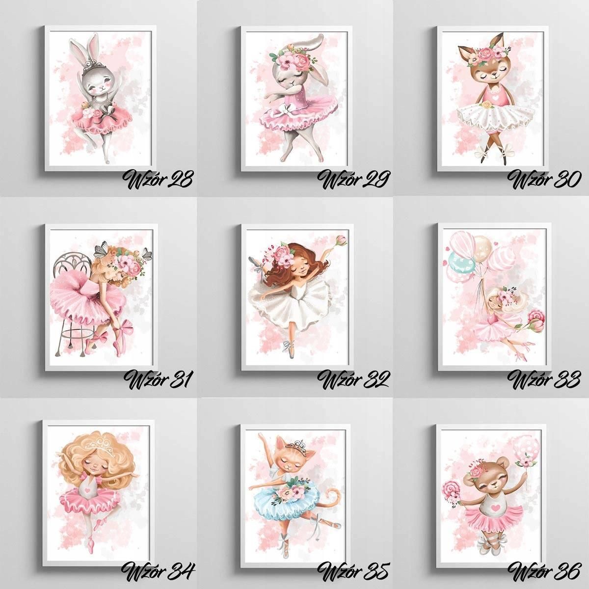 Zestaw 3 Obrazki A1 50X70 Plakaty Tryptyk Balet - Ceny i opinie - Ceneo.pl