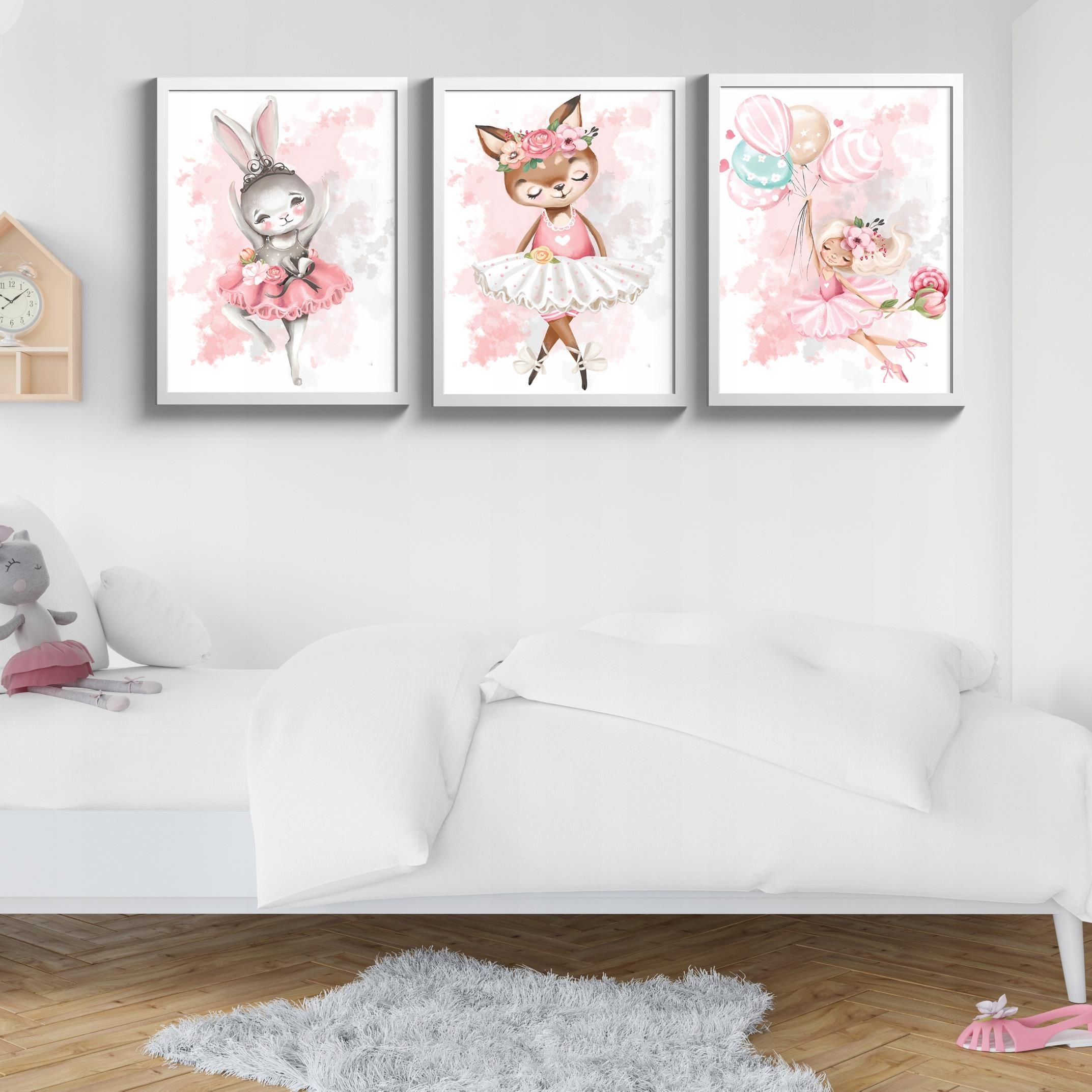 Zestaw 3 Obrazki A1 50X70 Plakaty Tryptyk Balet - Opinie i atrakcyjne ceny na Ceneo.pl