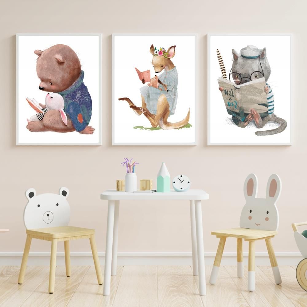 Zestaw 3 Obrazki A4 Plakaty Lubię Czytać Nr 2 - Ceny i opinie - Ceneo.pl