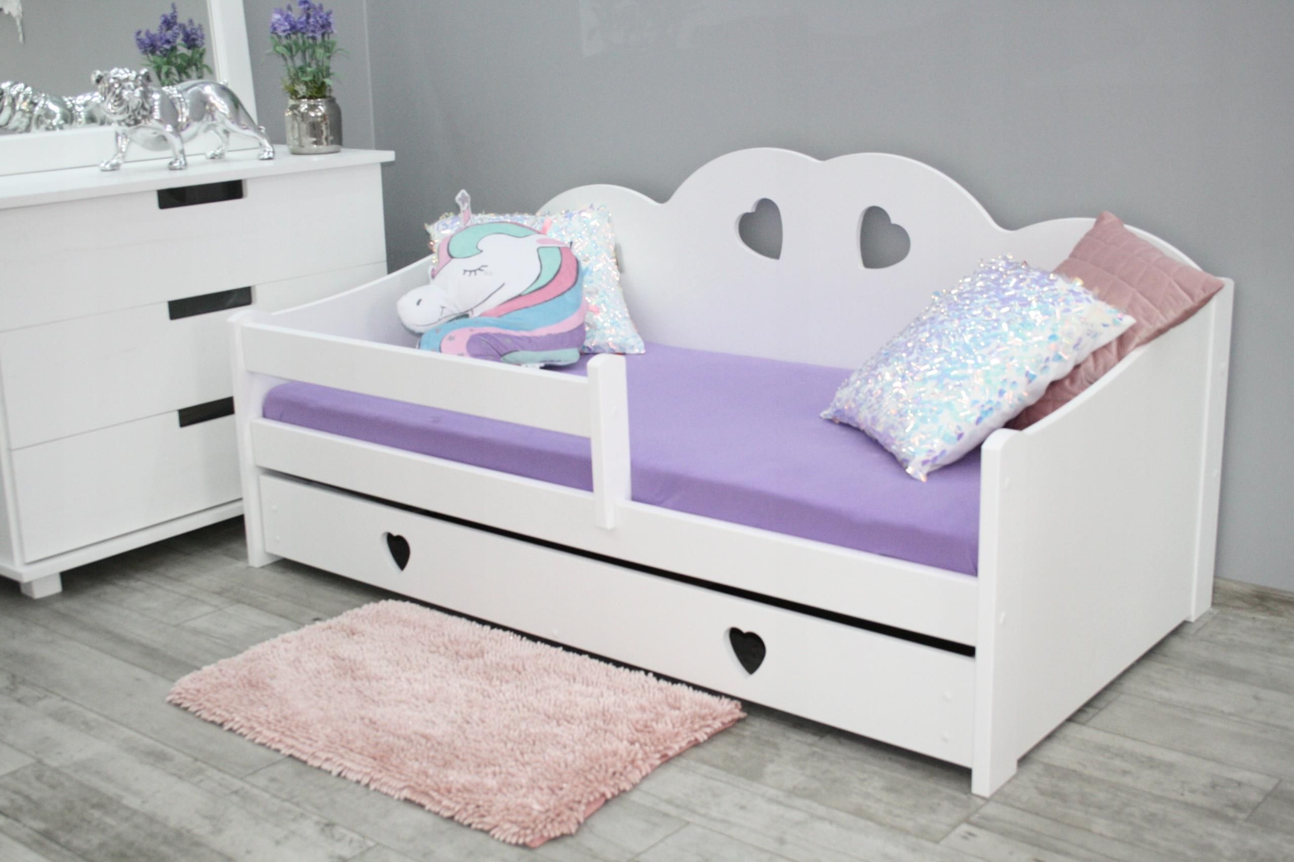 Maxi Drew Łóżko Dziecięce Białe Tosia 80X160Szuflada Materac - Ceny i ...