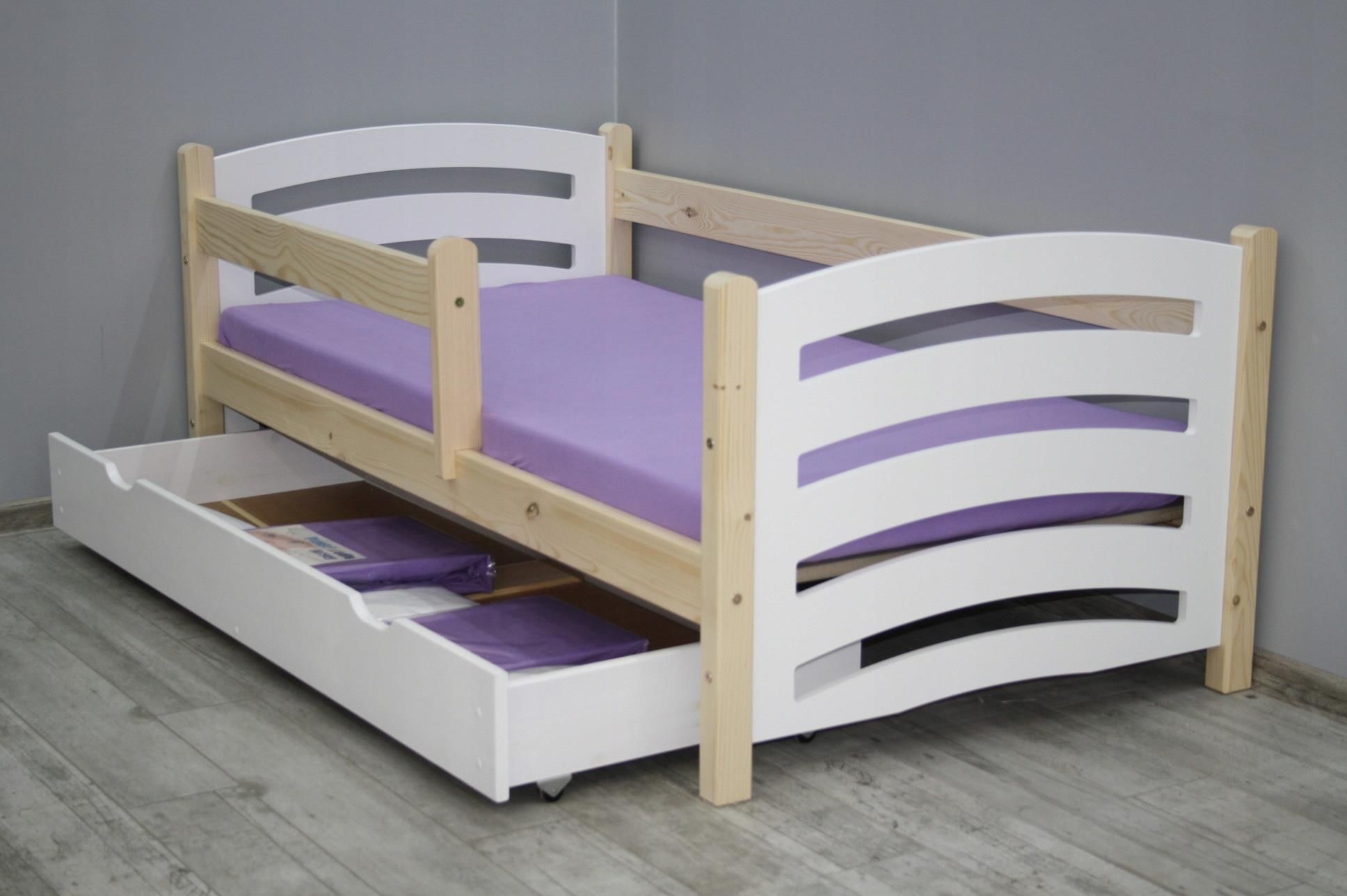 Maxi Drew Łóżko Dziecięce Mela Białe 80X160+Stelaż+Szuflada - Opinie i ...