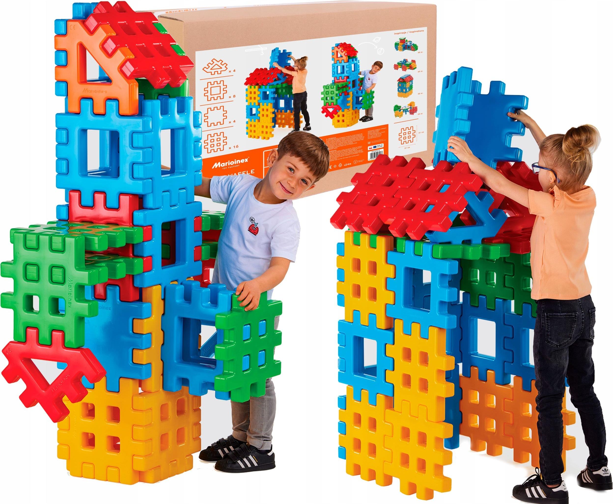 Marioinex wafle GIGANT XXL, dom, 32 el + trójkąty - ceny i opinie ...