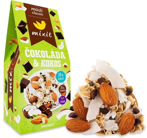 Mixit Musli Classic Czekolada Kokos 320g - Ceny i opinie - Ceneo.pl