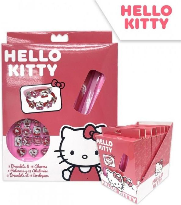 Kids Euroswan Bransoletek z zawieszkami Hello Kitty 21 el. HK50007 ...