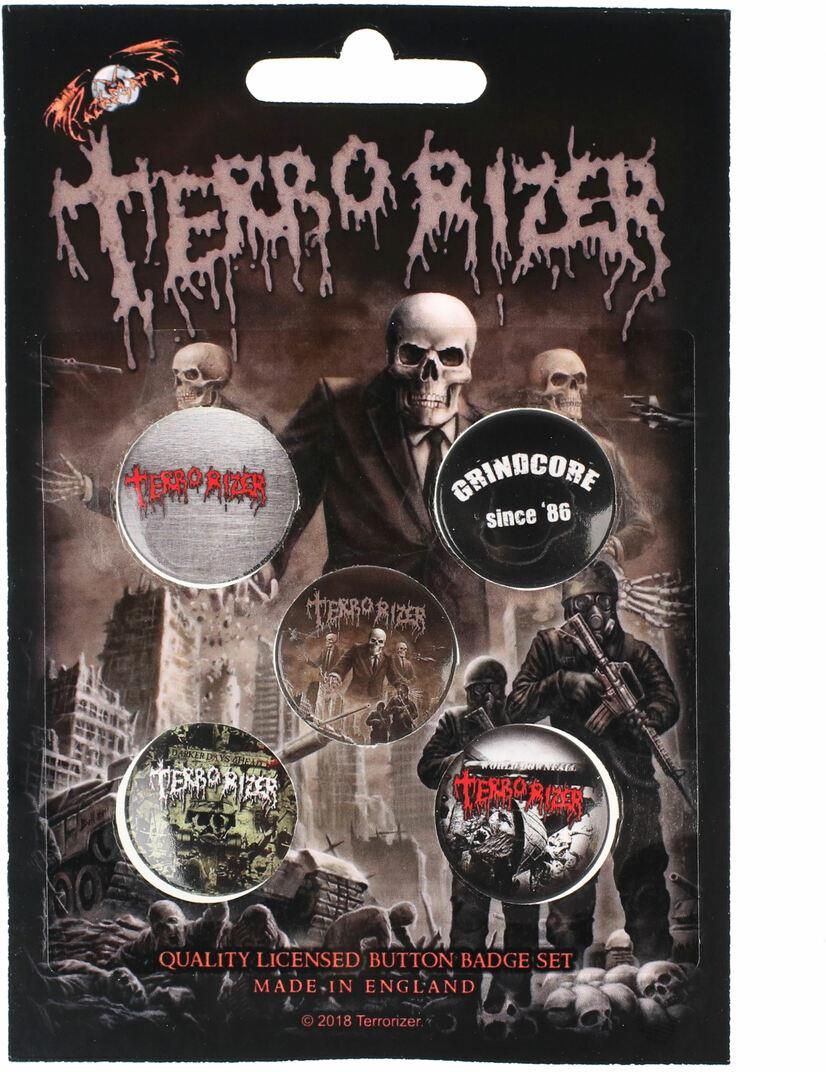 Razamataz Przypinki Terrorizer Caustic Attack Bb047 - - Ceny i opinie - Ceneo.pl