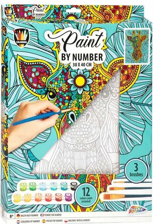 Grafix Maluj Po Numerach Żyrafa Płótno - Ceny i opinie - Ceneo.pl