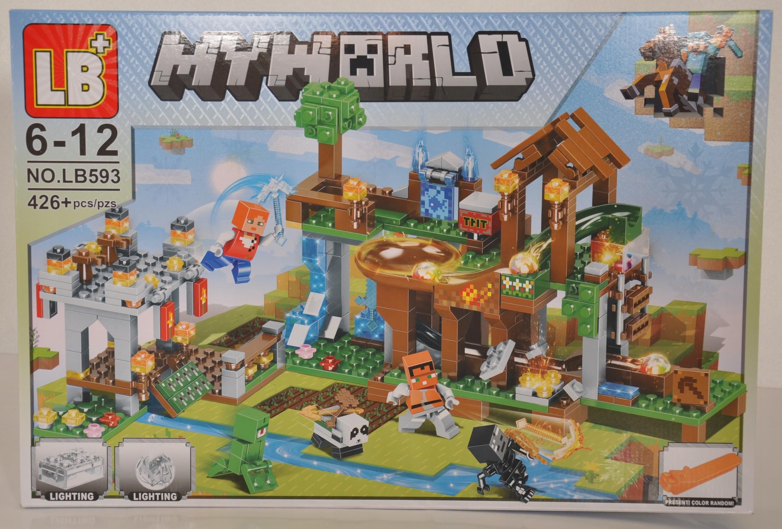 Lb Klocki My World Minecraft Owe Led Świecące - ceny i opinie - Ceneo.pl