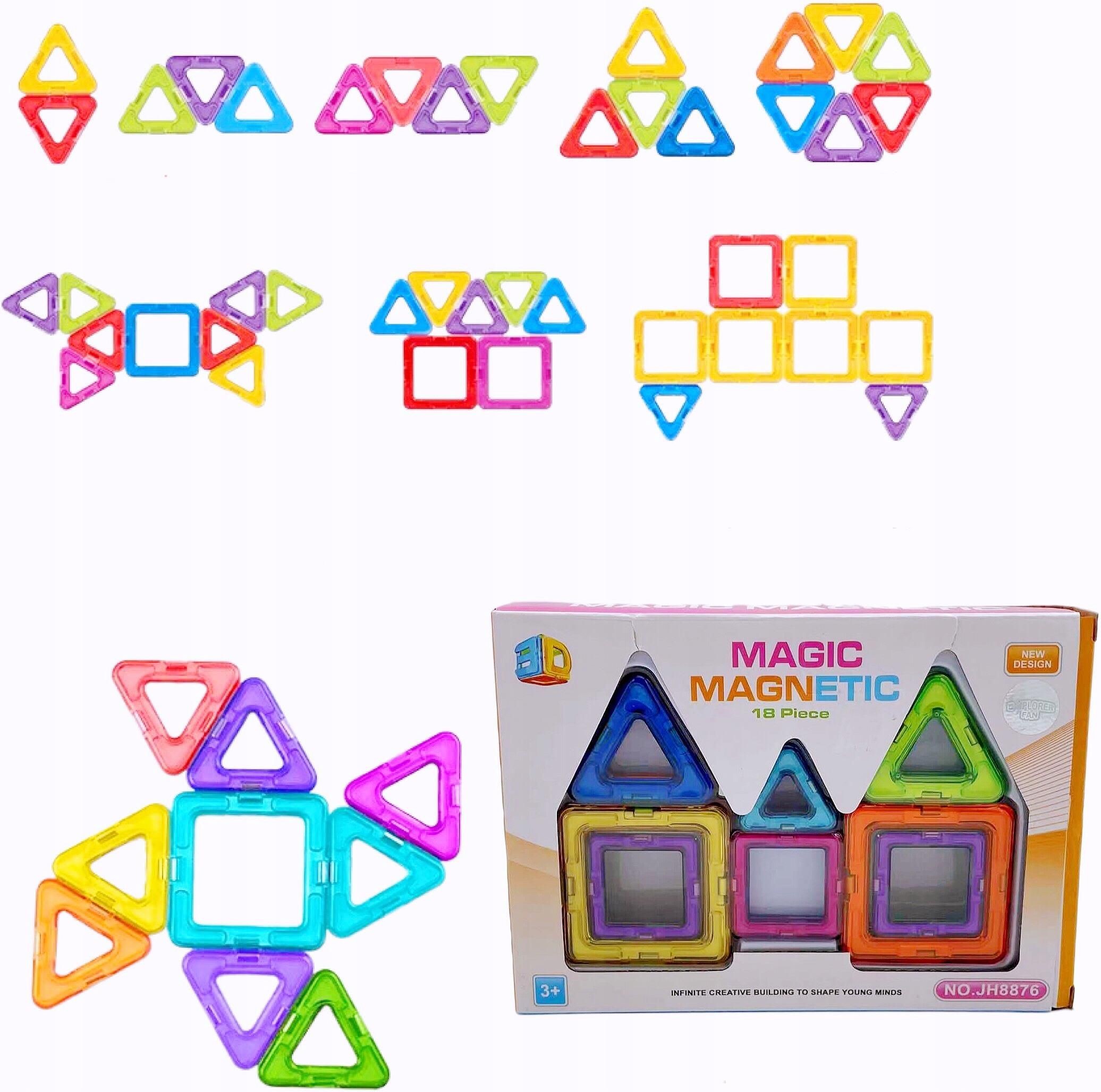 Magic Magnetic Klocki Magnetyczne Konstrukcyjne 18 - ceny i opinie - Ceneo.pl