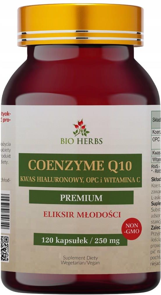 Bio Herbs Koenzym Q10 Opc 120kaps. - Opinie i ceny na Ceneo.pl