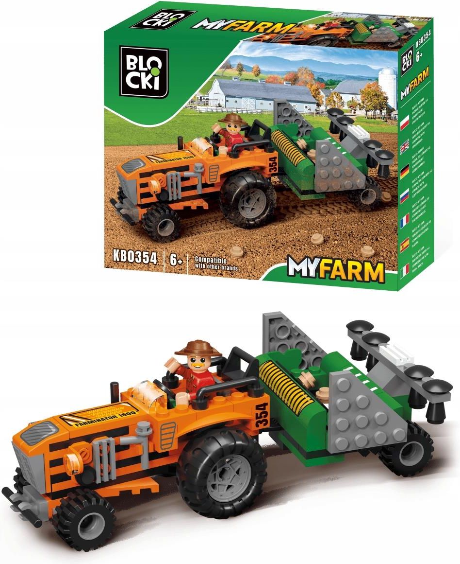 Blocki Zestaw Myfarm Harvester Klocki 241El - ceny i opinie - Ceneo.pl