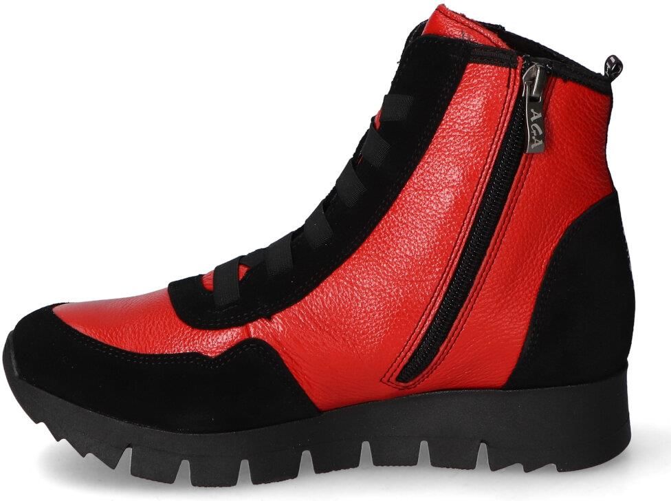 Botki Aga 09413/1339/2511/00 Czarno-Czerwone - Ceny i opinie - Ceneo.pl