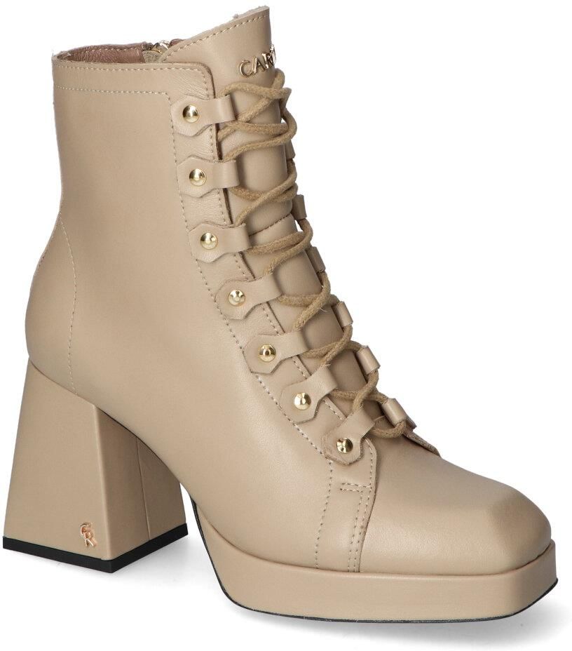 Botki Carinii B8694-R77-E61 Beżowe lico - Ceny i opinie - Ceneo.pl