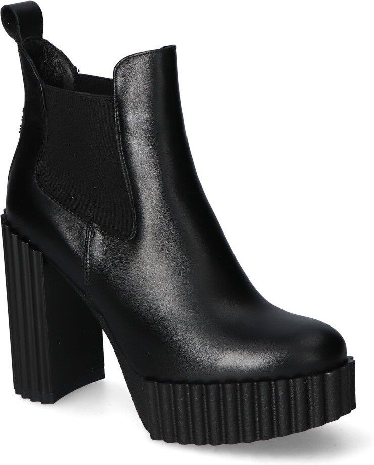Botki Carinii B8758-E50-F10 Czarne lico - Ceny i opinie - Ceneo.pl