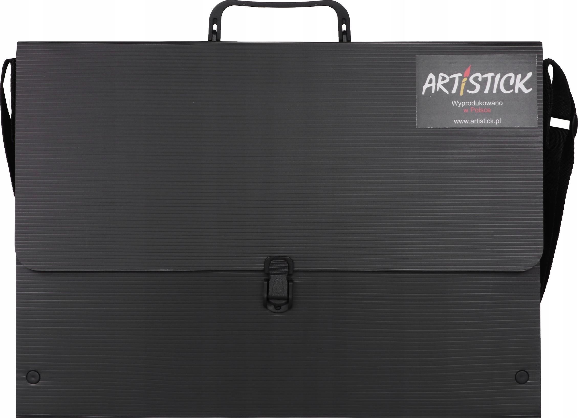 Artistick Teczka Na Dokumenty Rysunki Z Paskiem Czarna A3 - Ceny i ...
