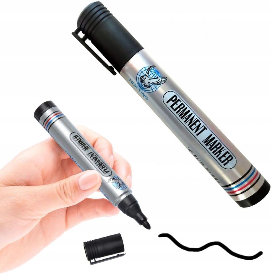 Markery Permanentne Wodoodporne 12szt. Pisak Czarny - Ceny i opinie ...