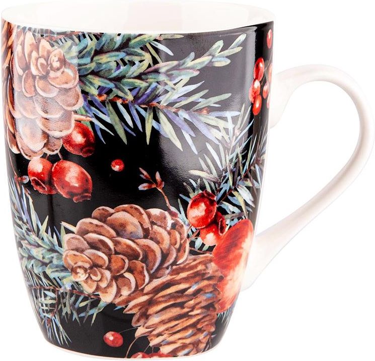 Altom Design Kubek Świąteczny 300Ml Czarny Cranberry (1010032493 ...