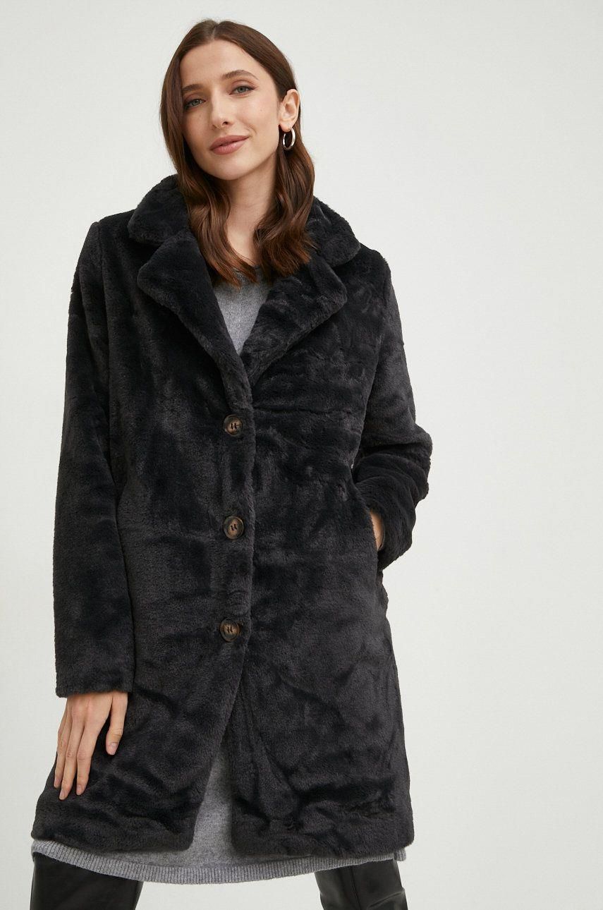 Answear Lab płaszcz damski kolor szary przejściowy - Ceny i opinie ...