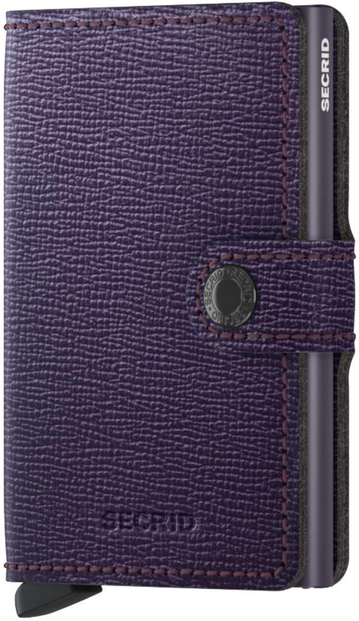 Kompaktowy portfel z RFID Secrid Miniwallet Crisple - purple - Ceny i ...