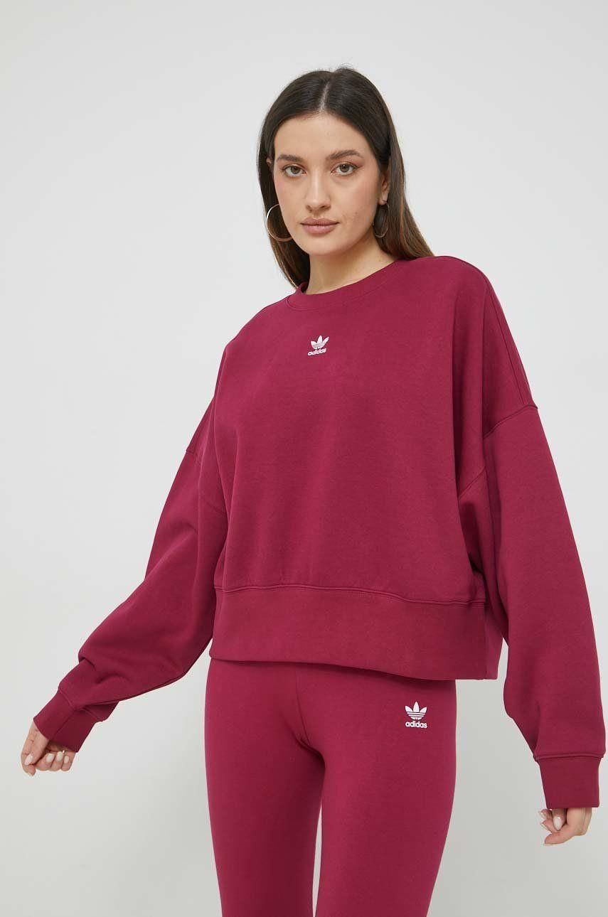 Adidas Originals bluza damska kolor fioletowy gładka - Ceny i opinie ...
