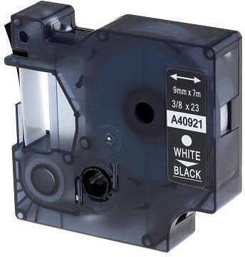 Taśma barwiąca Aimotech Taśma Do Dymo D1 40921 9Mm 7M Czarna / Białe ...