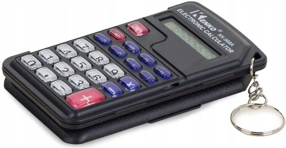 Kalkulator Kalkulator Kieszonowy 8 Cyfr Brelok Otwierana Przy (01139 ...