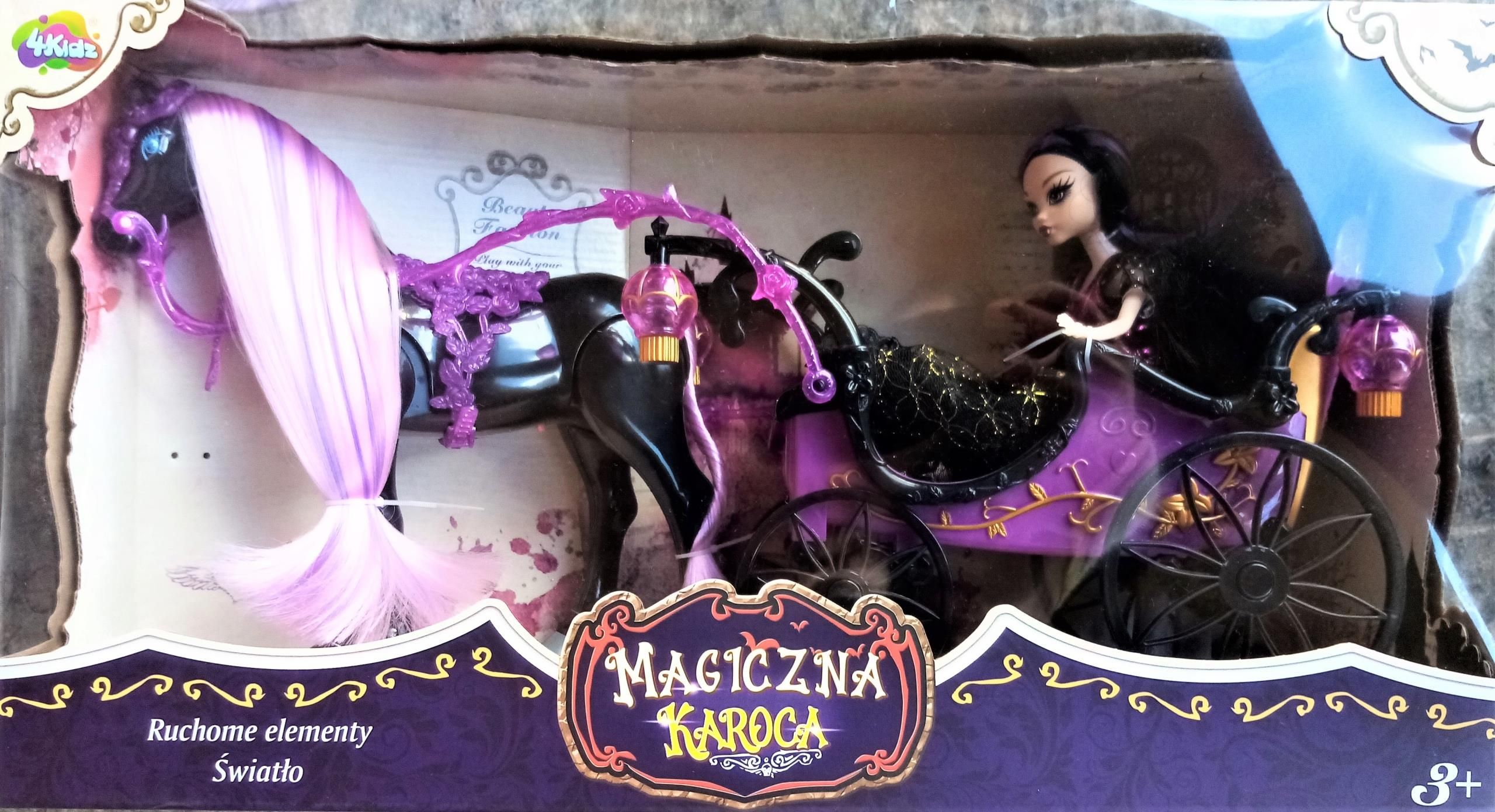 4Kidz Magiczna Karoca Kareta 4Kidz Chodzący Koń + Lalka - Ceny i opinie ...