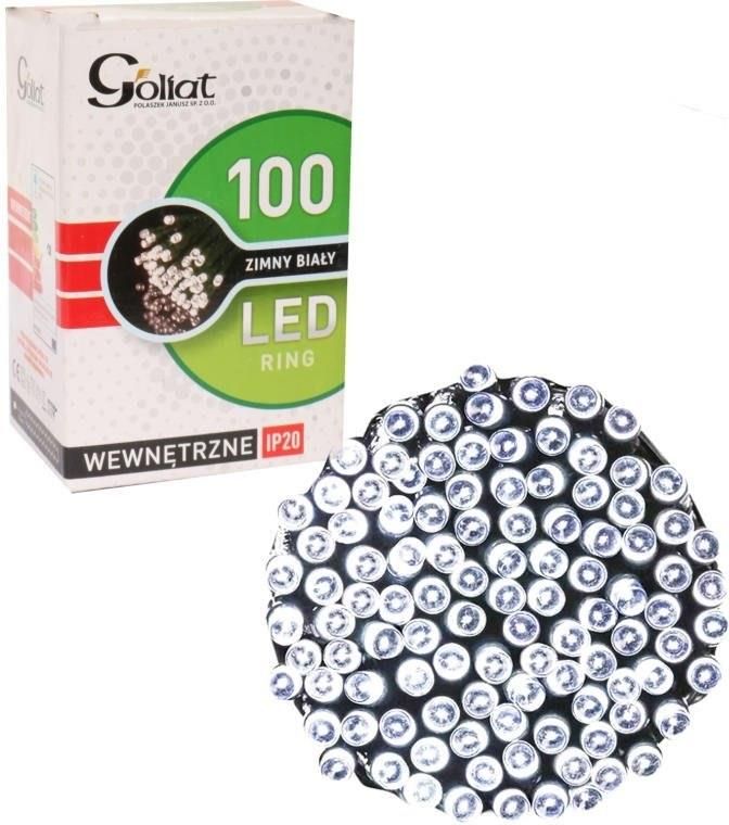 Lampki 100 Led Ring Zimne Białe Świetlenie Choinkowe 317810 - Opinie i ...