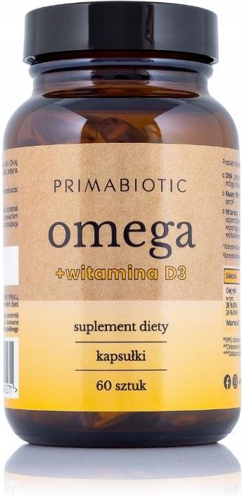Primabiotic Natubay Omega + Witamina D3 60Kaps. - Opinie i ceny na Ceneo.pl