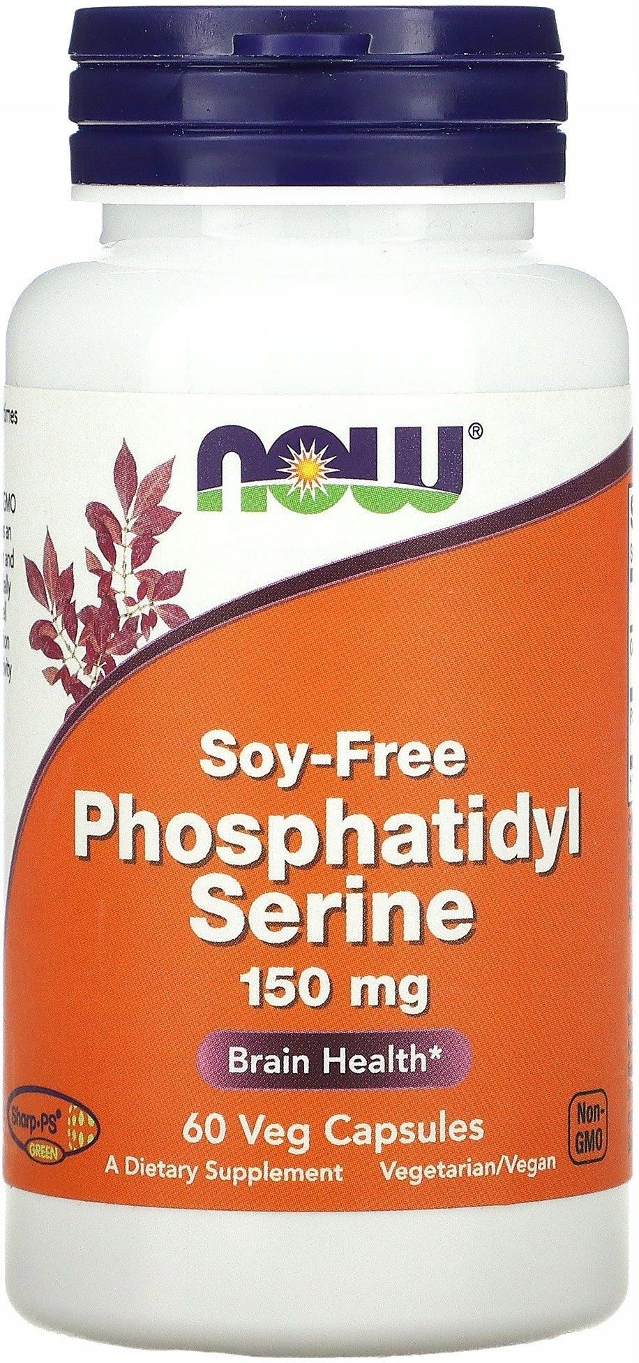 Now Foods Phosphatidyl Serine 150Mg 60kaps. - Opinie i ceny na Ceneo.pl
