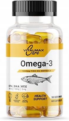 Vitalmax Omega 3 1000Mg 60Kaps. - Opinie i ceny na Ceneo.pl