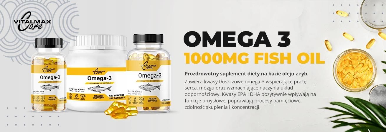 Vitalmax Omega 3 1000Mg 60Kaps. - Opinie i ceny na Ceneo.pl