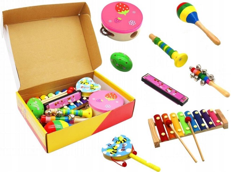 Bobo San Drewniane Instrumenty Dla Dzieci Zestaw Cymbałki - Ceny i ...