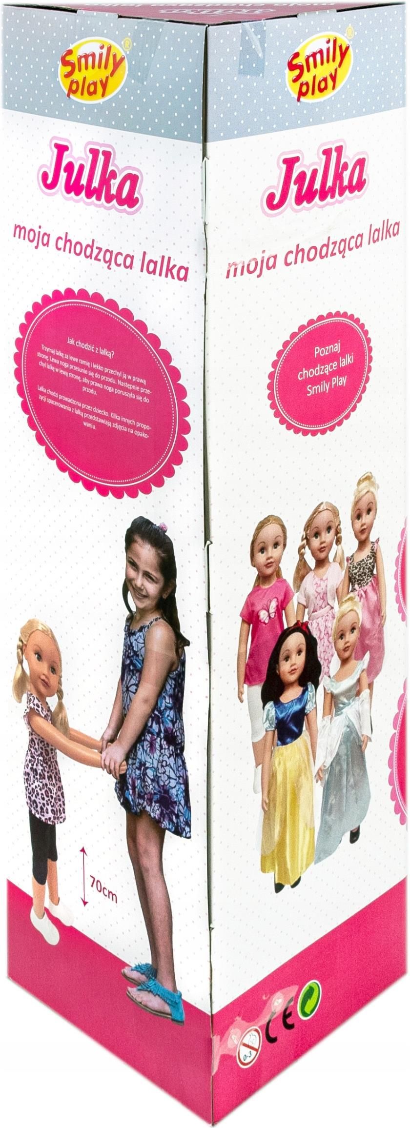 Lalka Smily Play Lalka chodząca 70 cm księżniczka duża - Ceny i opinie ...