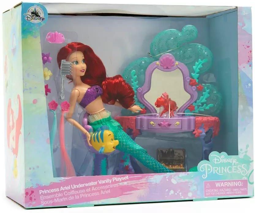 Lalka Disney Store Arielka Toaletka Syrenka Florek 24H - Ceny i opinie ...