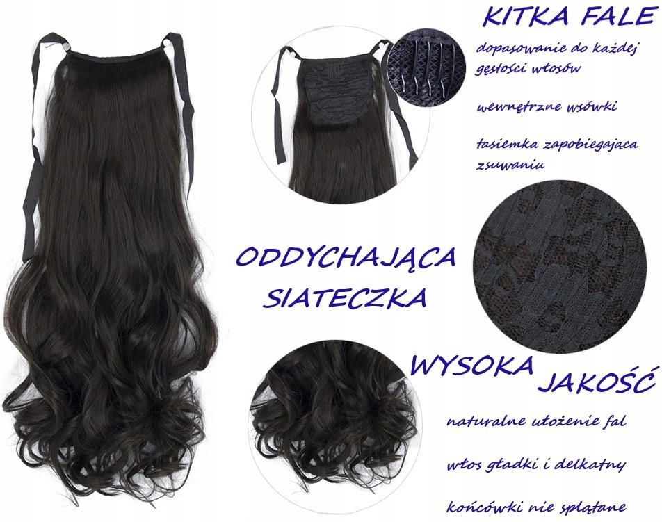 Doczepiany Kucyk Kitka Włosy Kręcone Loki Fale Pl - Ceny i opinie ...