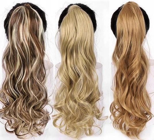 Doczepiany Kucyk Kitka Włosy Kręcone Loki Fale Pl - Ceny i opinie ...