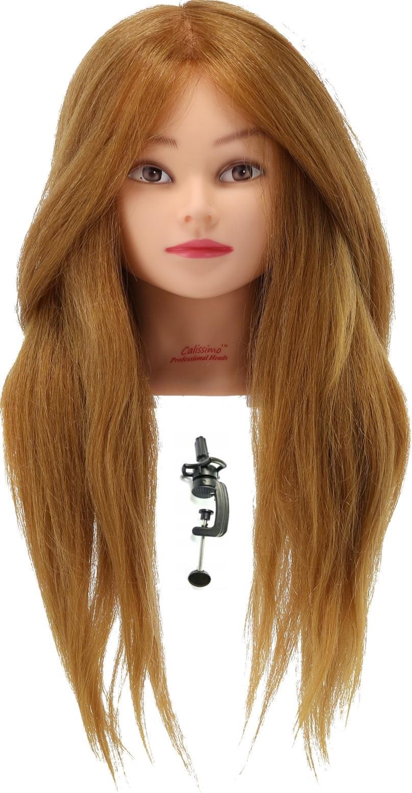 Calissimo Główka Głowa Treningowa Ela Gold 55cm Fryzjerska Naturalny Włos (ELA55GOLD) - Ceny i ...