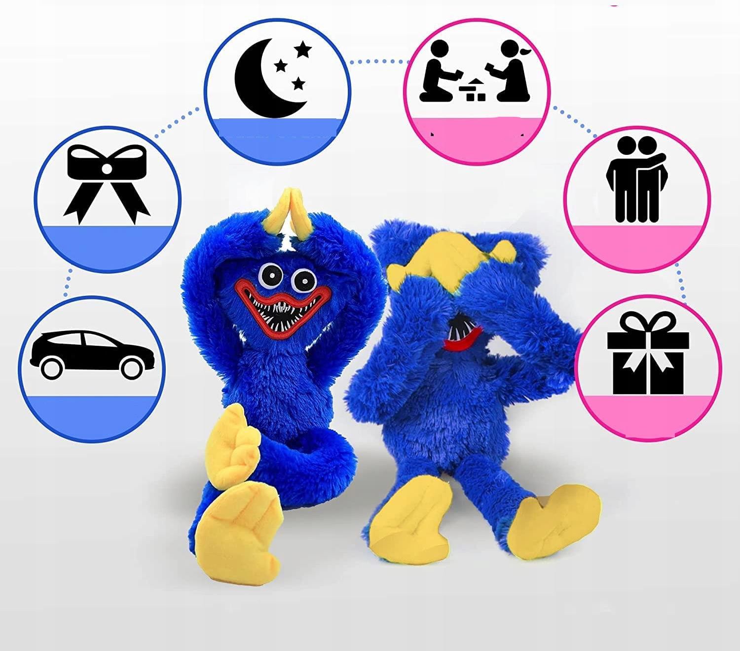 Bedde Maskotka Pluszak Huggy Wuggy Niebieski 40Cm - Ceny i opinie ...