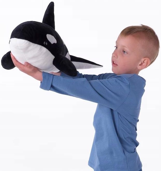 Ikea Pluszak Blavingad Maskotka Orka Cz/Biały 60Cm - Ceny i opinie ...