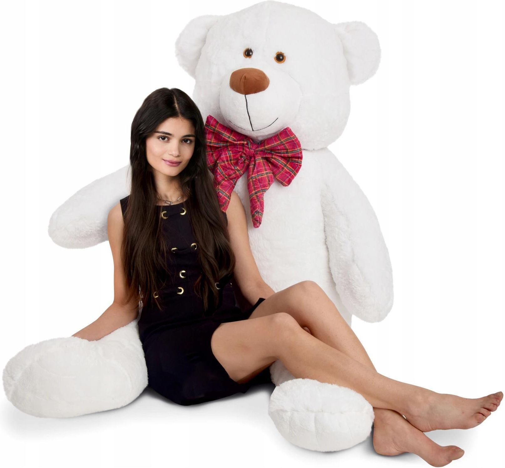 Smyk Wielki Duży Pluszowy Biały Miś Gigant 220cm Pl - Ceny i opinie - Ceneo.pl