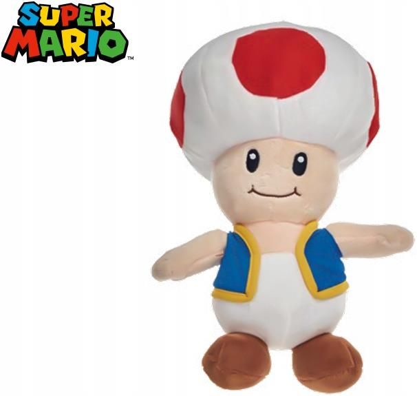 Whitehouse Leisure Pluszowy Grzybek Super Mario Bros 32cm Maskotka ...