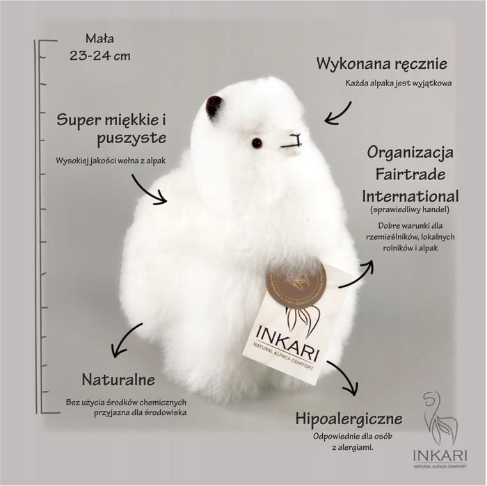 Inkari Alpaka 100% Wełna Z Peru Maskotka Handmade - Ceny i opinie ...