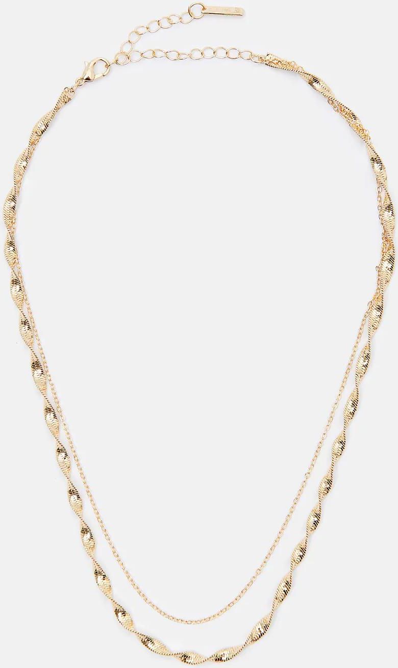 MOHITO - PODWÓJNY NASZYJNIK - ZŁOTY - Ceny i opinie - Ceneo.pl