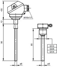 Limatherm Sensor Czujnik temperatury do ciepłownictwa TOP-145 - Inne ...